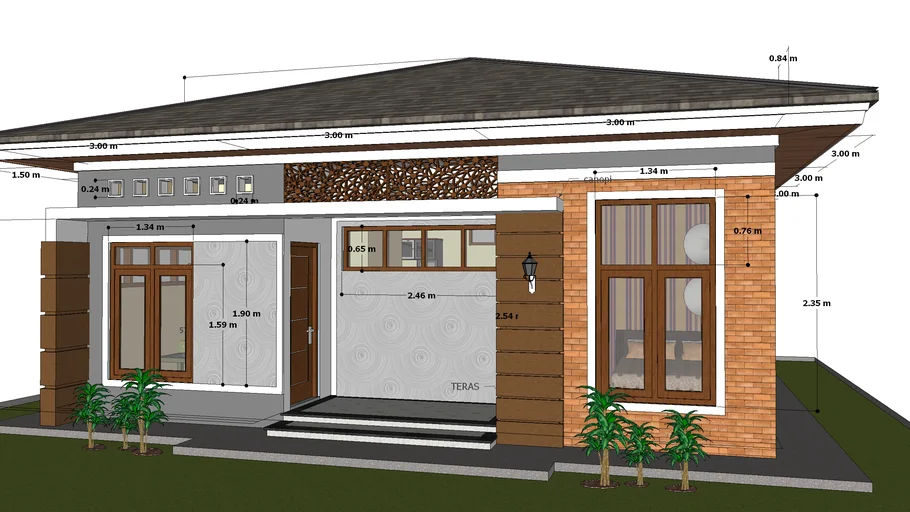 rumah bpk fendy | 3D Warehouse