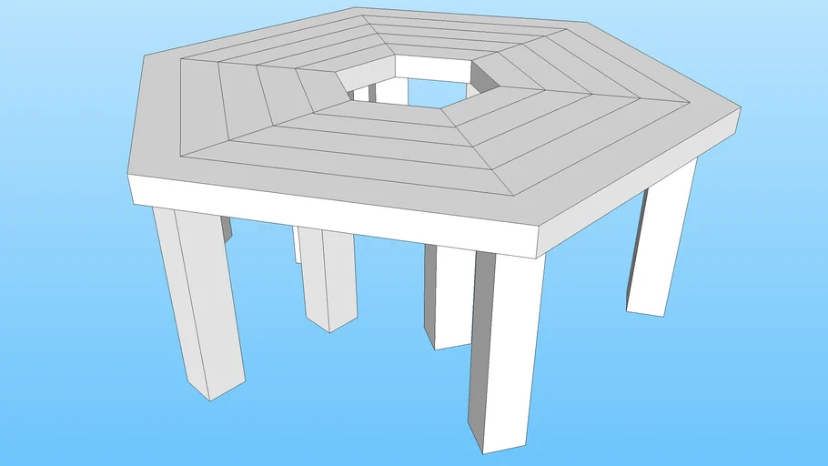 tree bench | 3D Warehouse