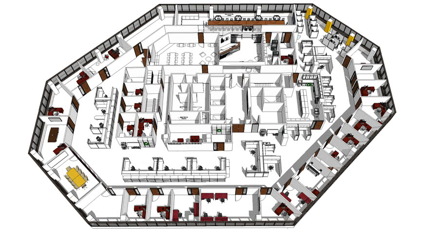 Office Layout | 3D Warehouse