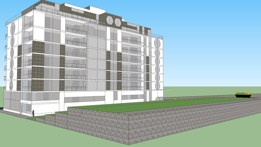 Crescent Building Concept | 3D Warehouse