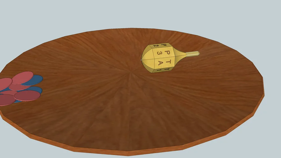 Put and Take Game, Spinnin Top | 3D Warehouse