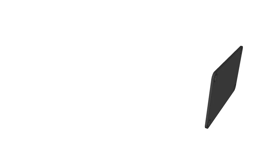 Hammond 1455K1201BK Cover Top | 3D Warehouse