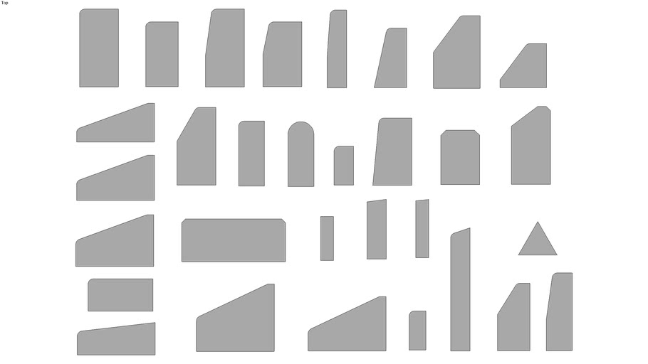 Standard Kerb Sizes | 3D Warehouse