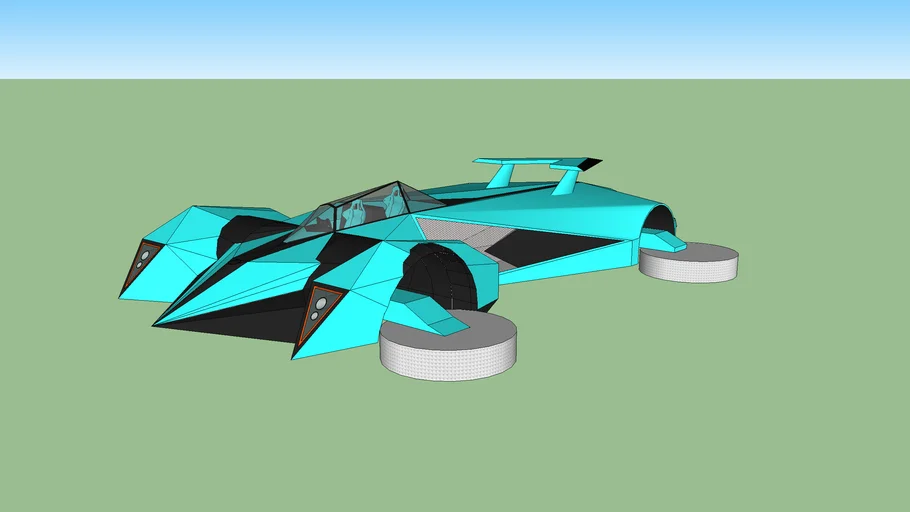 Futuristic Hover Car | 3D Warehouse