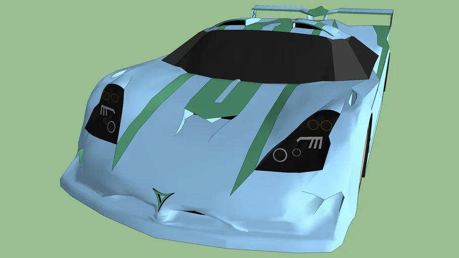 Pazhureki RG concept (supercar) | 3D Warehouse
