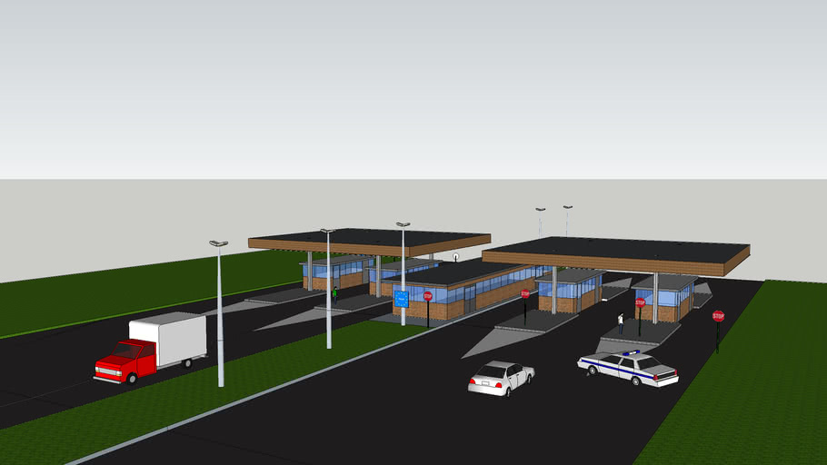 Grensovergang Nederland | 3D Warehouse