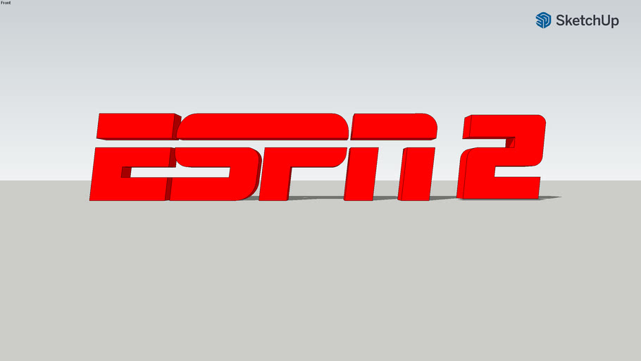 ESPN 2 Logo | 3D Warehouse