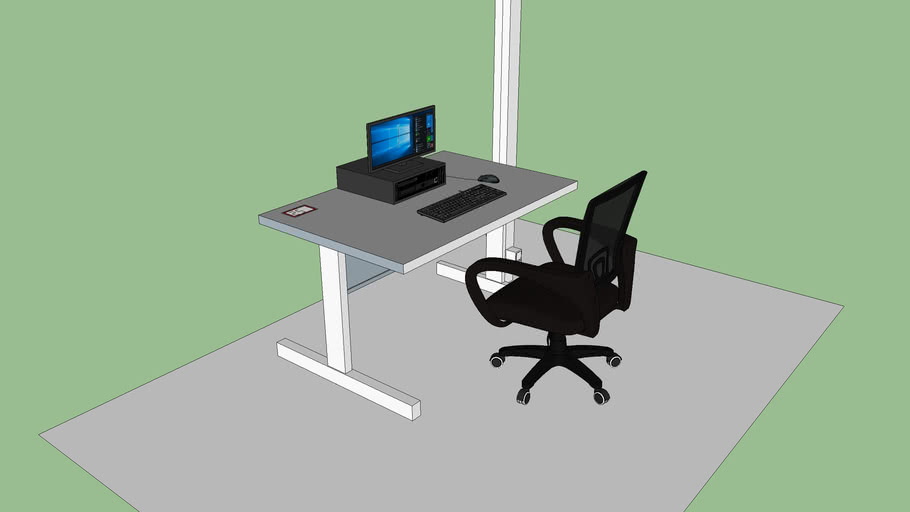 Computer Set-up | 3D Warehouse