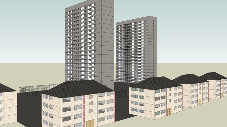 Dalmarnock Full Housing Scheme | 3D Warehouse