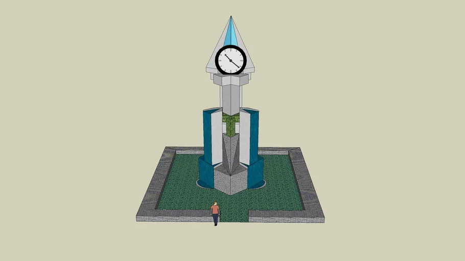 Clock Model by John Austin | 3D Warehouse