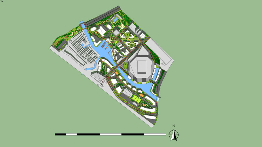 Masterplan Europapark Luchtfoto 11-06-2016 | 3D Warehouse