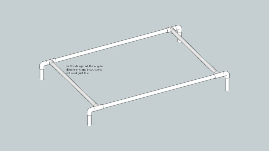 PVC dog bed frame | 3D Warehouse