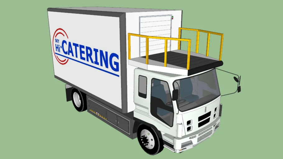 Small Airport Catering Truck | 3D Warehouse