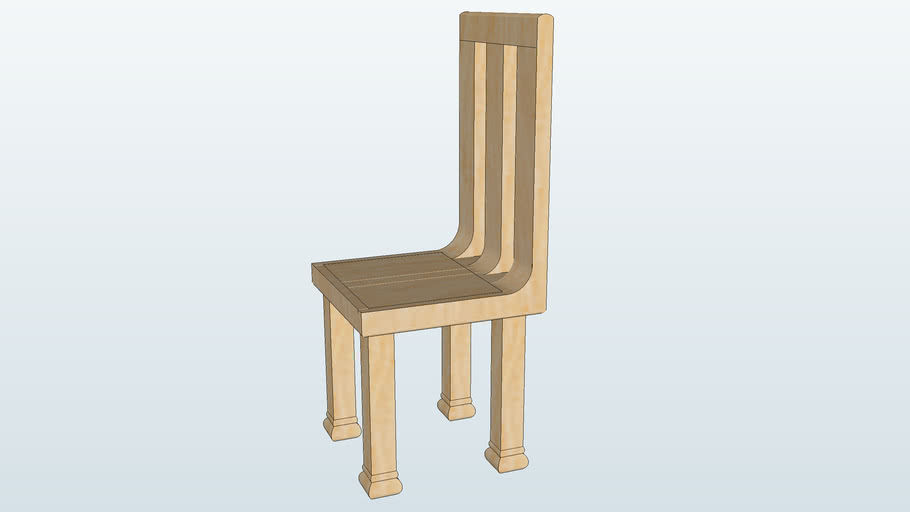Library Chair | 3D Warehouse