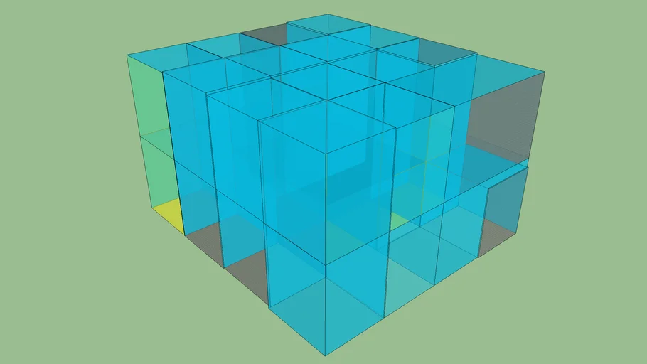 Hypercube Transparent Glass | 3D Warehouse