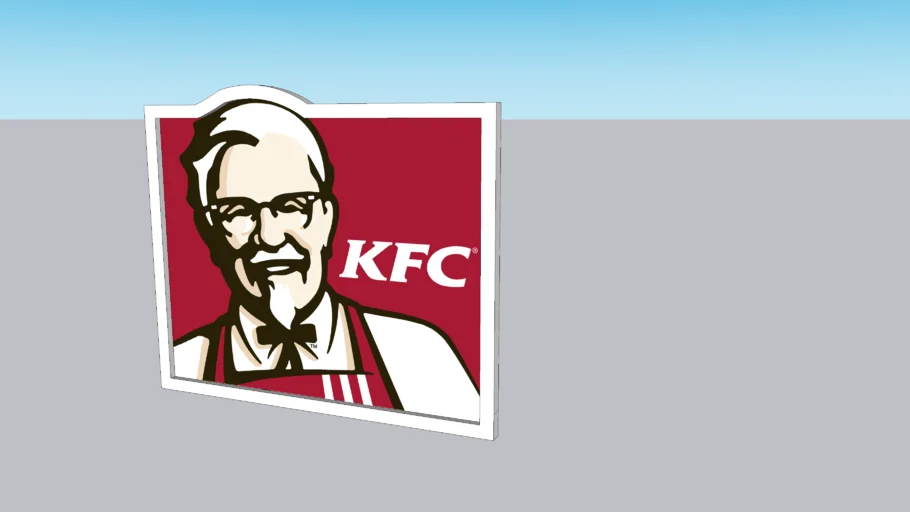 KFC Logo board | 3D Warehouse