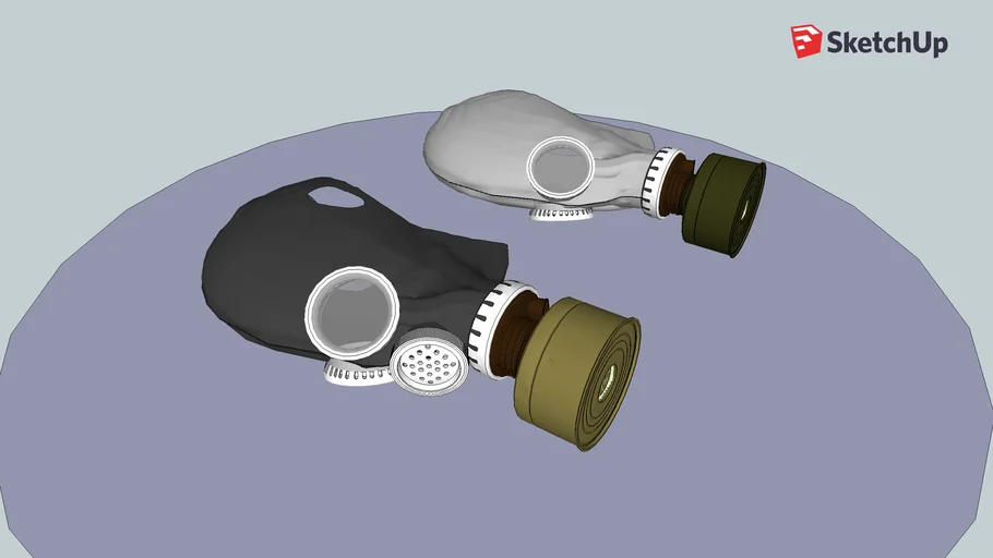 GP5 + GP6 Gas Masks | 3D Warehouse