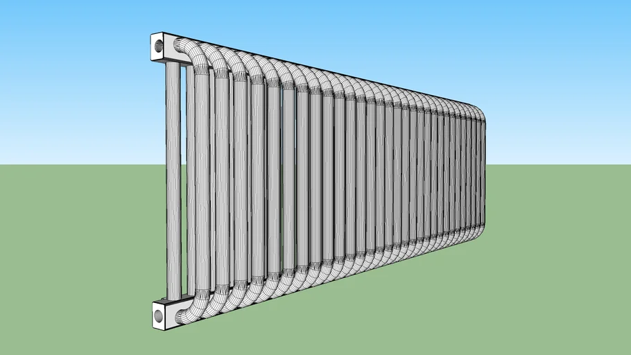 Terma Radiator Delfin 440 1220 L6 | 3D Warehouse