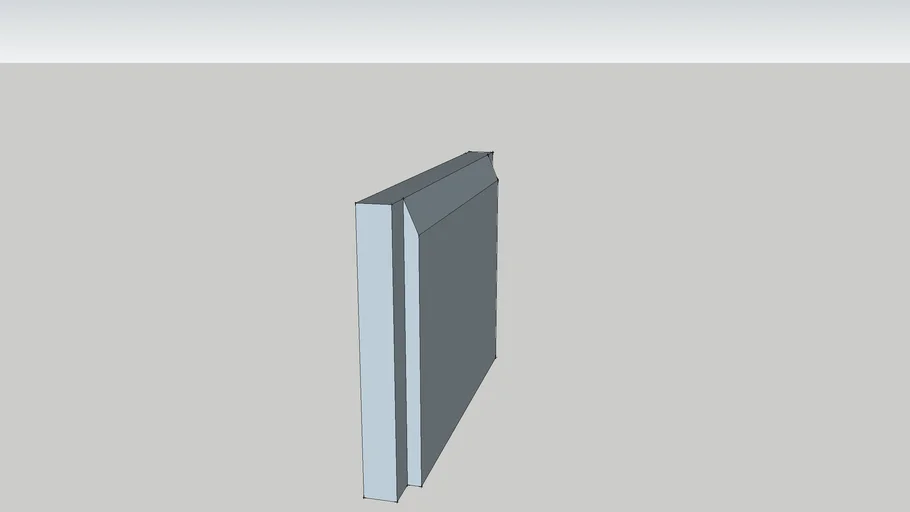 Simple 42' block model TV | 3D Warehouse