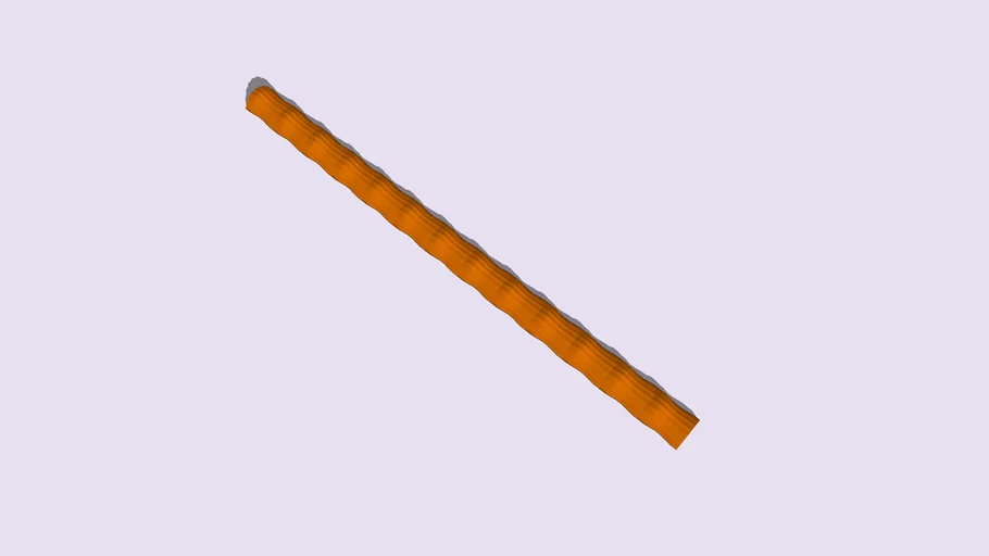 A Bead of Un-Tooled Sealant | 3D Warehouse