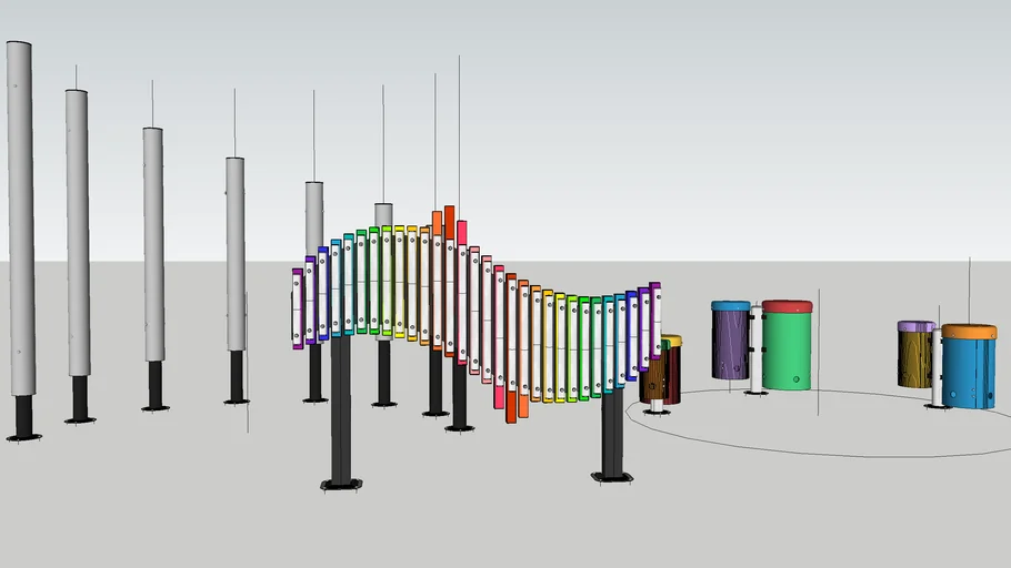 PLAYGROUND MUSICAL INSTRUMENTS | 3D Warehouse