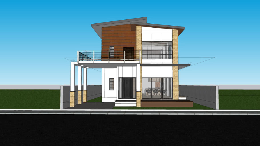 Two Story Residential Building | 3D Warehouse