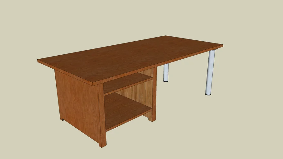 A simple desk | 3D Warehouse
