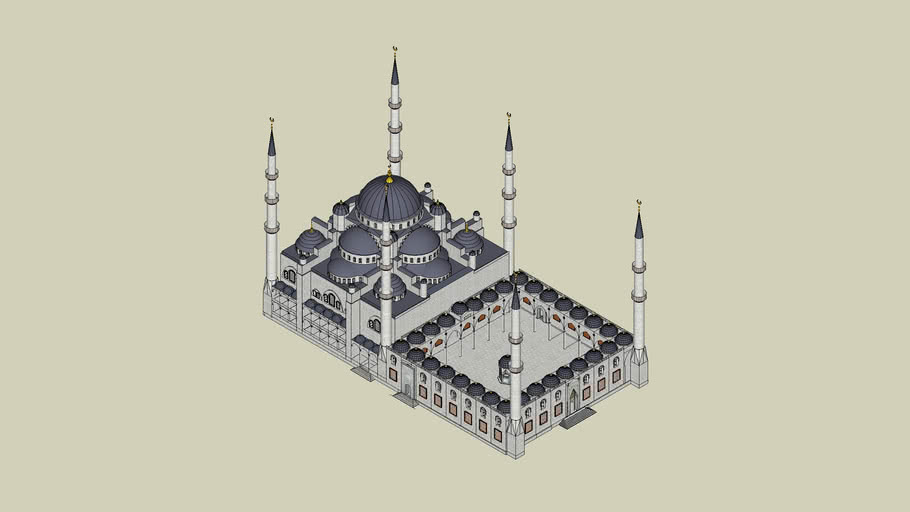 blue mosque | 3D Warehouse