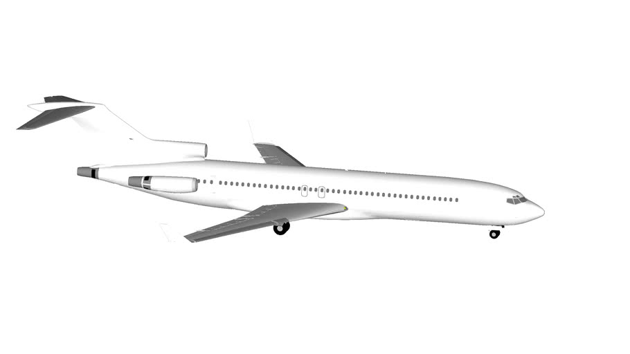 Boeing 727-200 with Winglets Template | 3D Warehouse