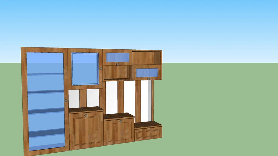 Crockery unit | 3D Warehouse