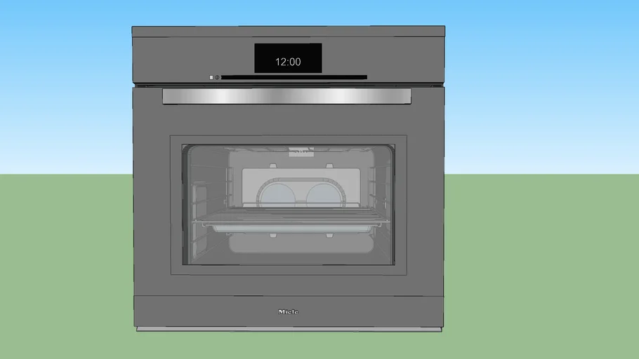 appliance - conventional oven - miele H 6880-2 BP | 3D Warehouse