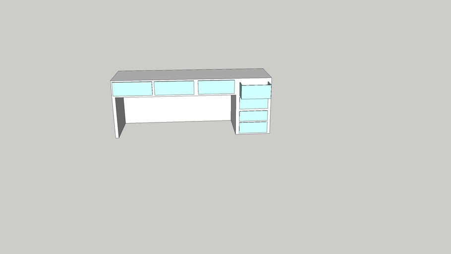 modern desk | 3D Warehouse