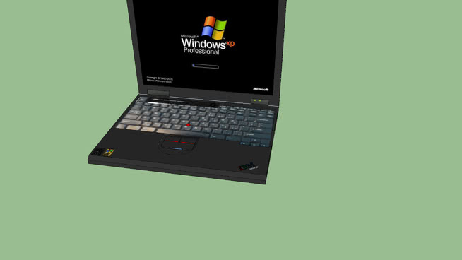 IBM ThinkPad T21 laptop | 3D Warehouse