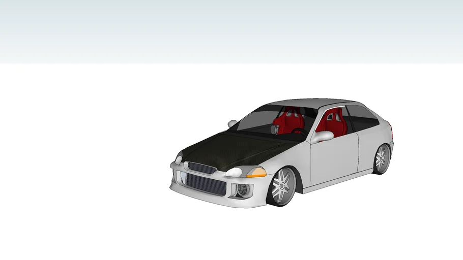 Tuned Honda Civic | 3D Warehouse