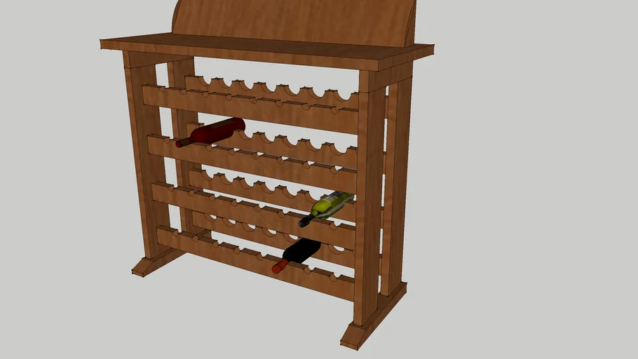 Wine Rack | 3D Warehouse