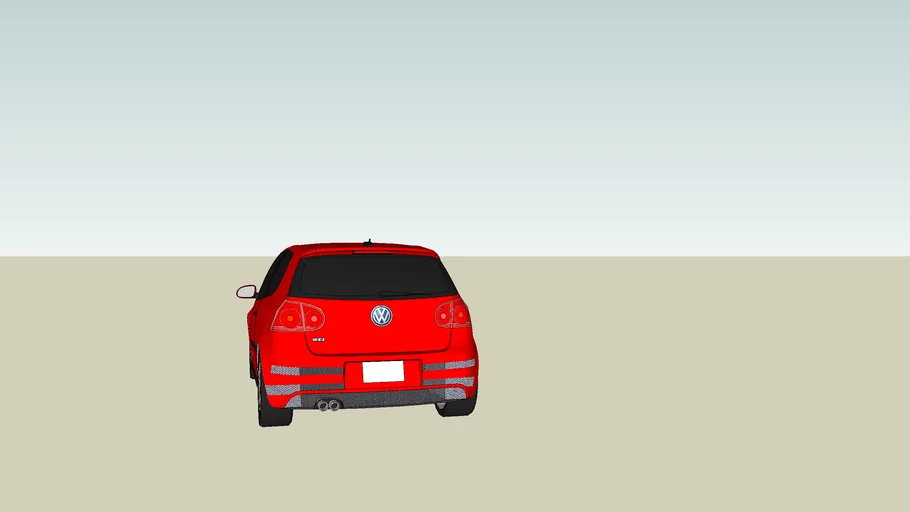 vw golf v r32 tuned | 3D Warehouse