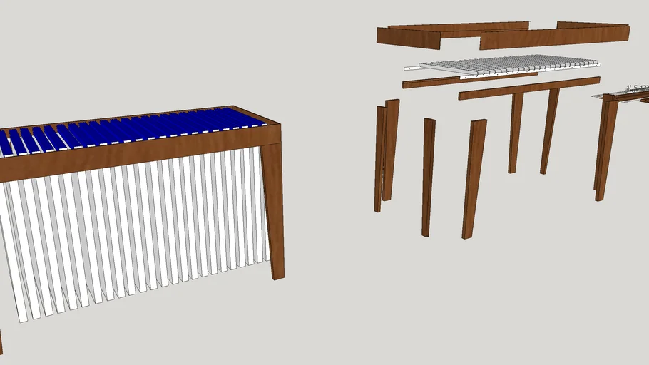 Office Blueprint Rack | 3D Warehouse