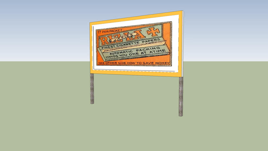 Advertising hoarding | 3D Warehouse
