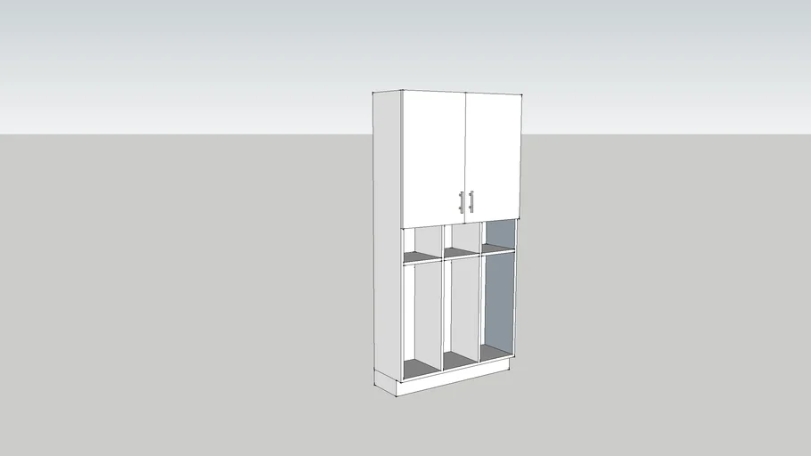 Classroom Cubbie Storage | 3D Warehouse