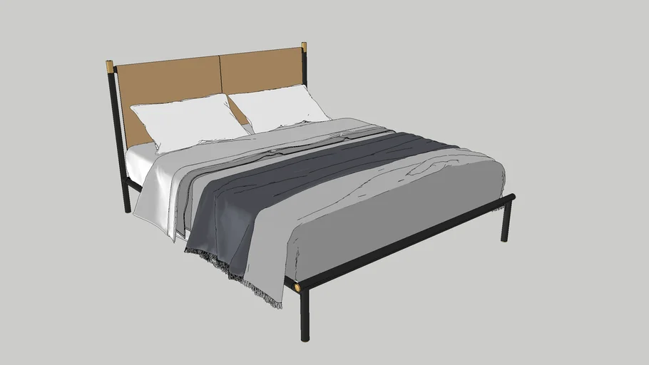 Iko Flou Bed | 3D Warehouse