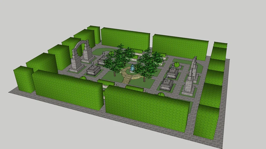the courtyard | 3D Warehouse
