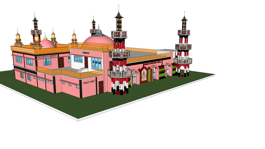 3 D MODEL OF A MOSQUE | 3D Warehouse