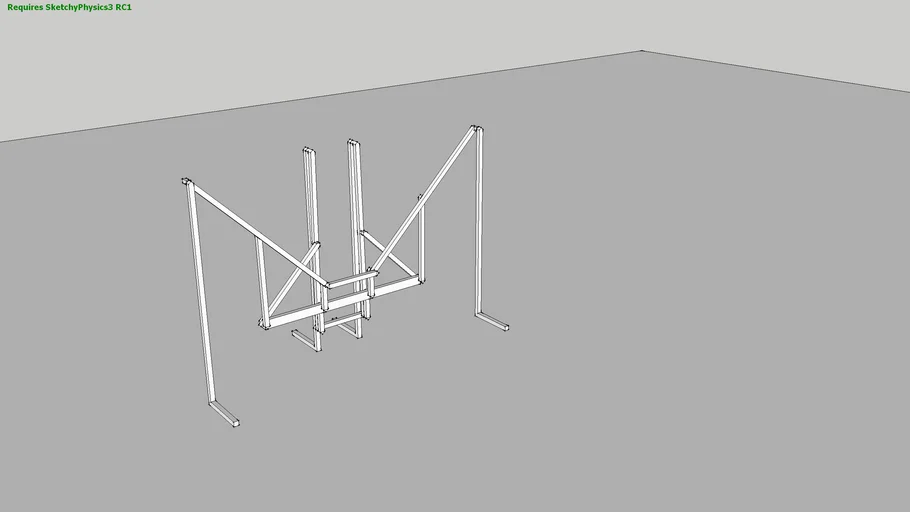 SketchyPhysics 'CHEBYSHEV MULTIPLE-BAR WALKING MECHANISM' | 3D Warehouse