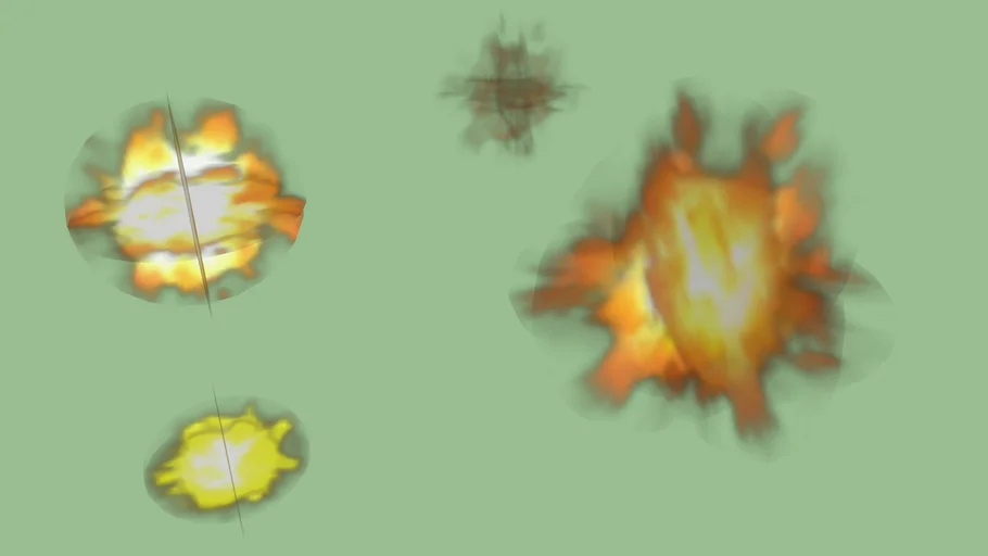 Low-Poly Explosion Effect | 3D Warehouse