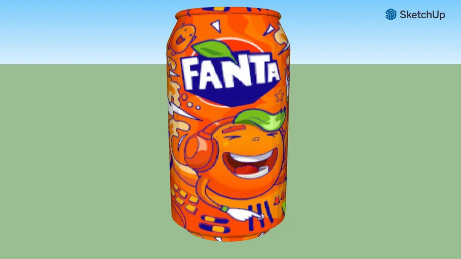 Fanta can | 3D Warehouse