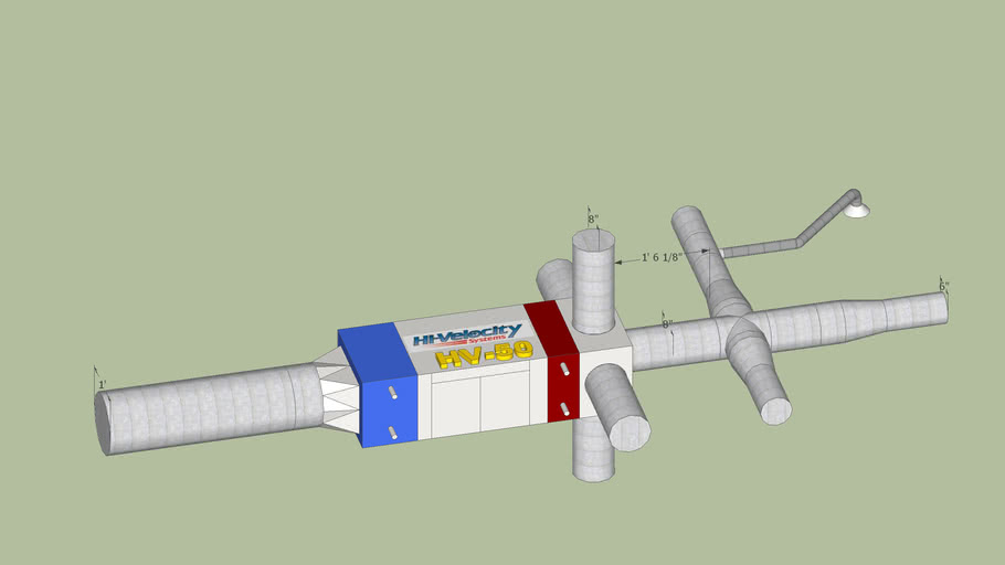 HVAC-HIGH-VELOCITY-UNIT-50 | 3D Warehouse