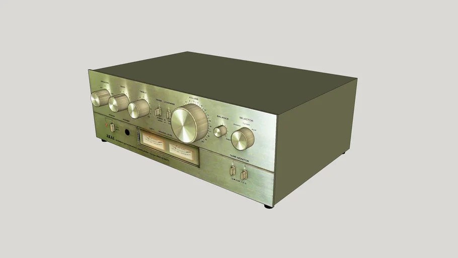 AKAI AM-2350 Amplifier | 3D Warehouse