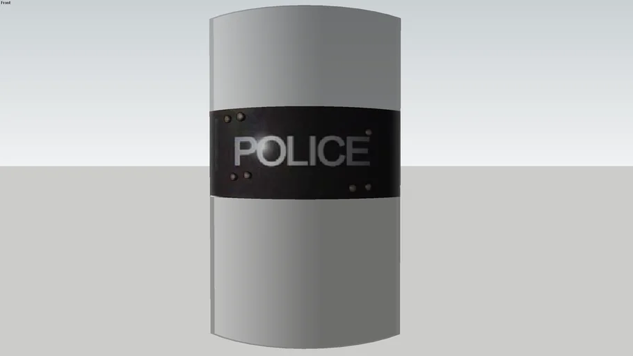Police Riot Shield | 3D Warehouse