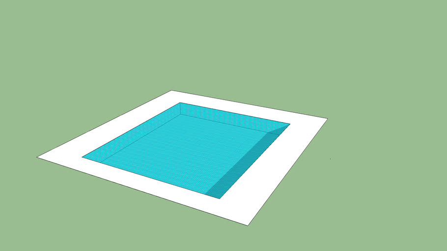 piscina quadrada | 3D Warehouse