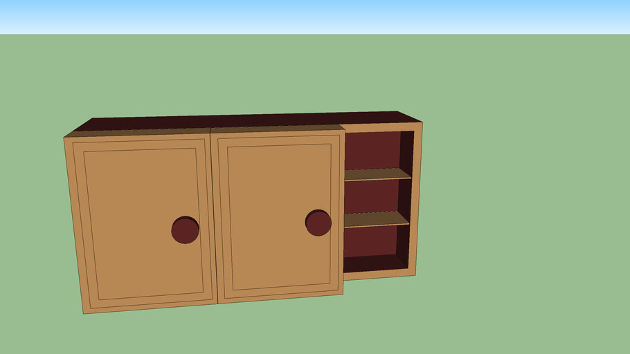Brown Cabinet | 3D Warehouse